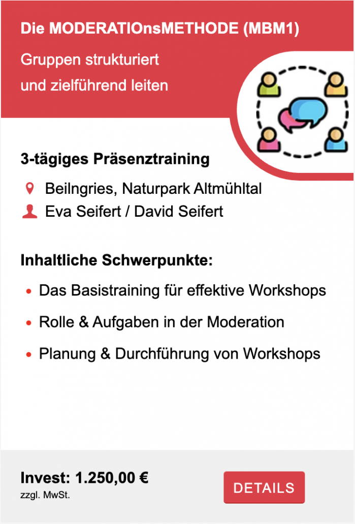 MODERATIO BusinessModeratorIn (MBM) - MODERATIO